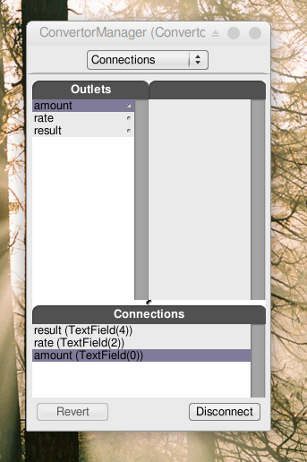 2.2 - Outlets and Actions — GNUstep