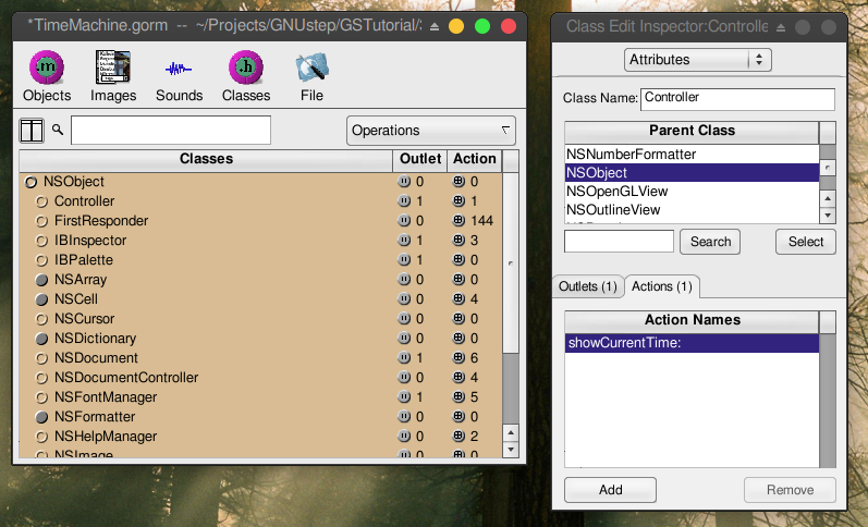 3.1 - A Basic Clock — GNUstep